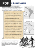 Monroe Doctrine - A Cartoon Analysis: Document #1 | PDF | History
