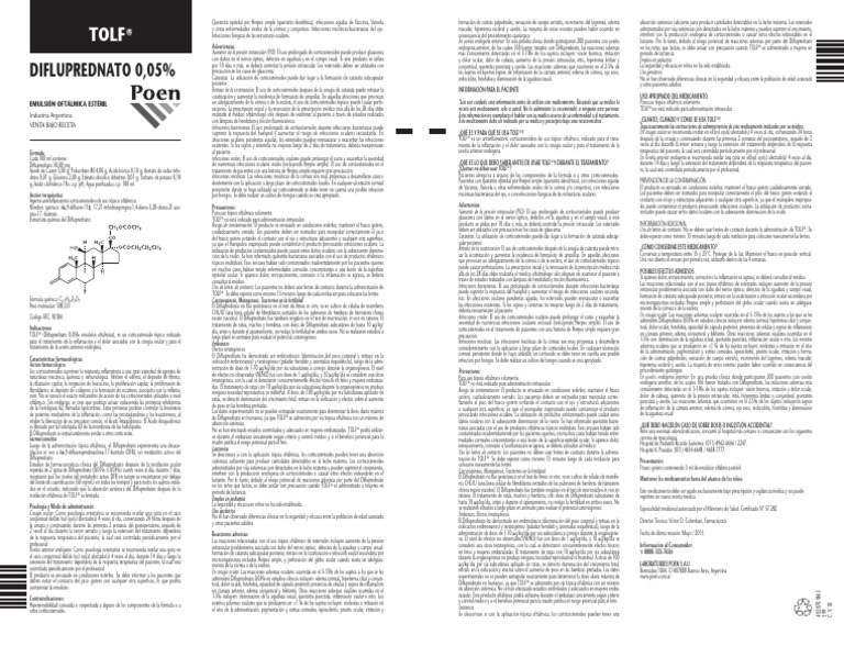 Prosp Tolf | PDF | Corticosteroides | Glaucoma