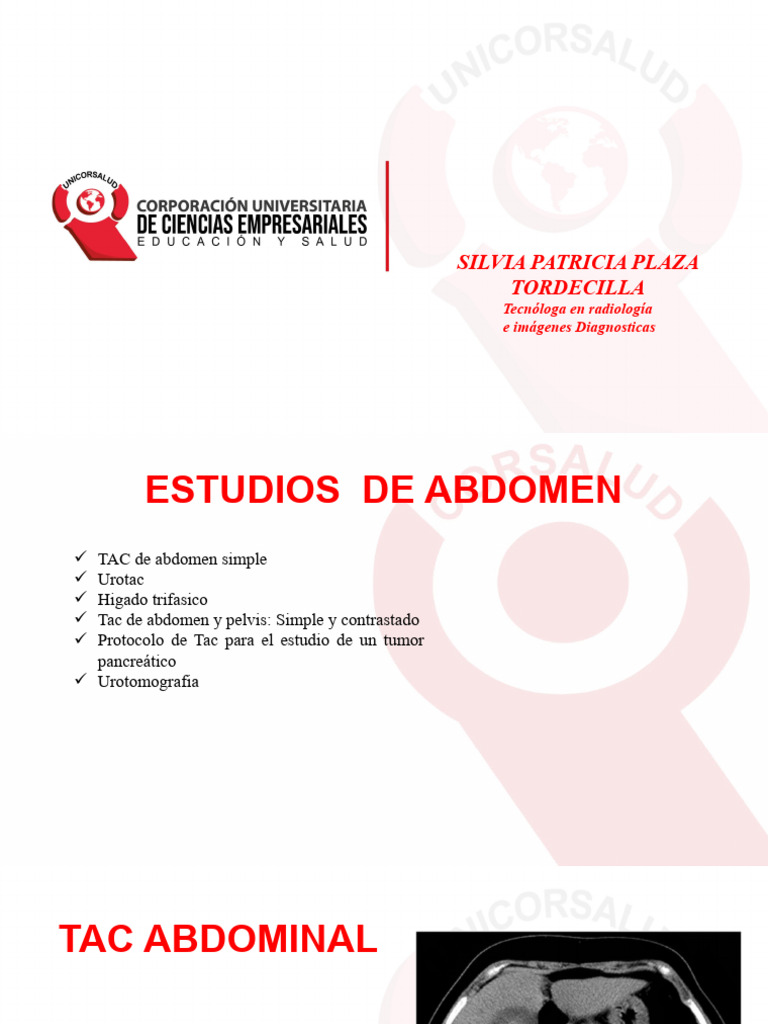 Guía Completa de TAC Abdominal y Pélvico | PDF | Ct Scan | Abdomen