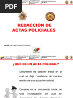 Modelos de Actas Policiales | PDF