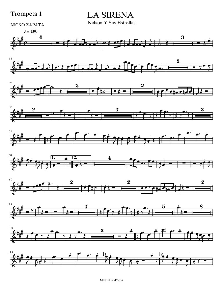 La Sirena-Trompeta 1 | PDF
