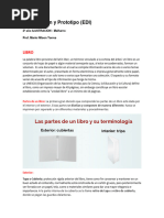 Partes de Un Libro | PDF | Encuadernación | Libros