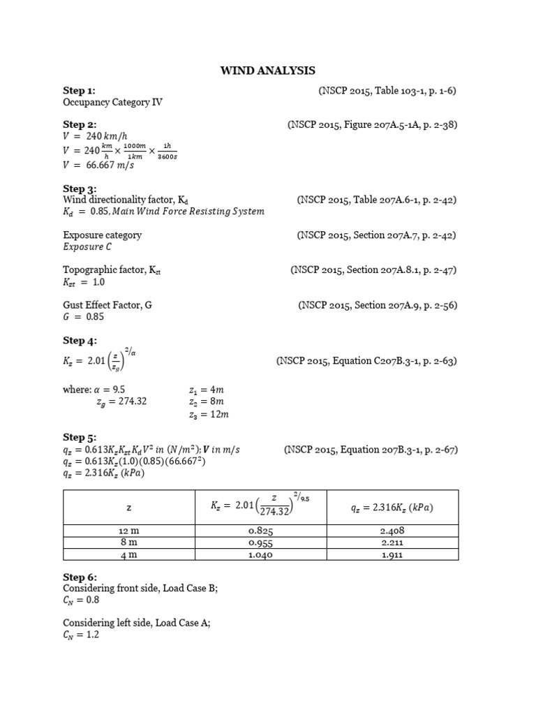 Wind Load Analysis Guide | PDF