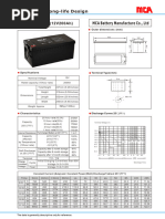Battery Sizing and Kt Factor Data | PDF