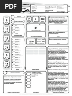 Ficha D&D 5e 2024 Editável | PDF
