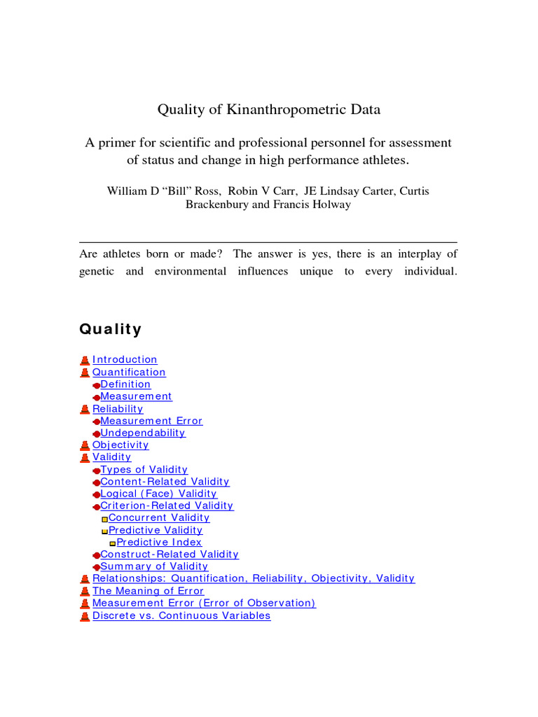 PK_1__Primer_Quality[1][1] | PDF | Observational Error | Validity ...