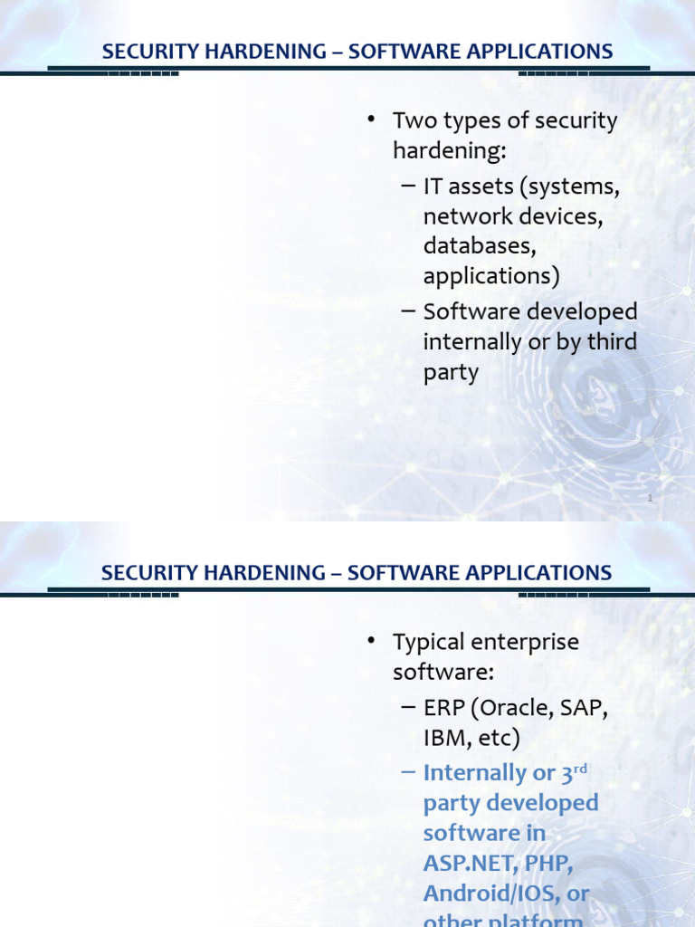 Information Security Transformation-Nahil Mahmood-Lecture 94 | PDF ...