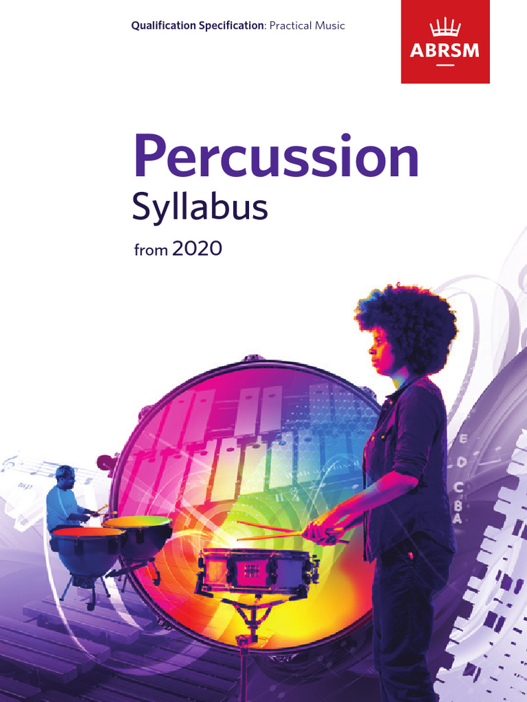 Percussion Syllabus 2020 | PDF | Scale (Music) | Learning