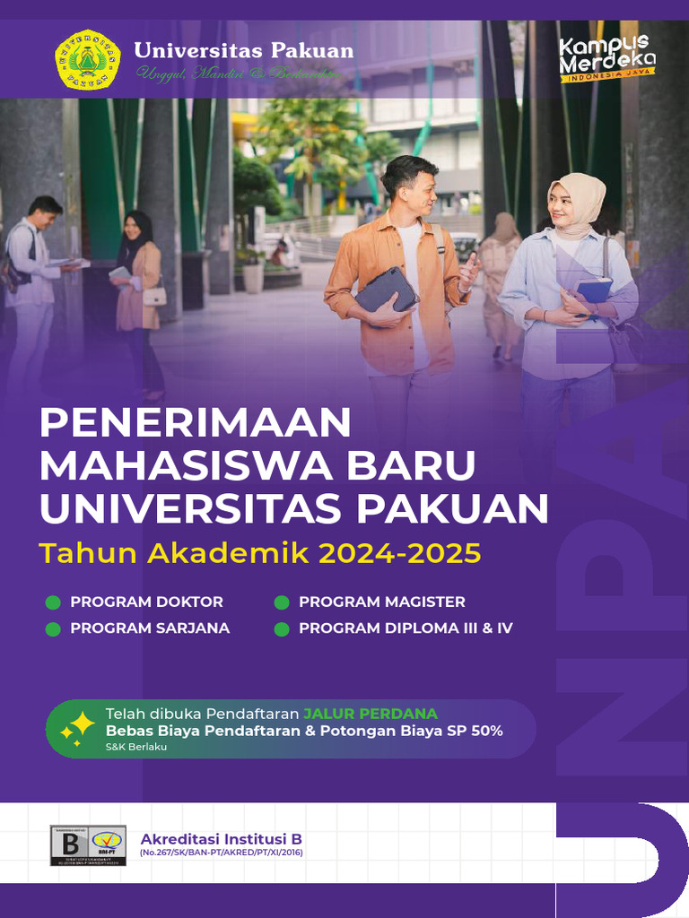 Brosur PMB Unpak 2024 2025 | PDF