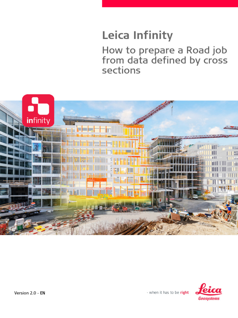 How To Prepare A Road Job From Data Defined by Cross Sections | PDF ...