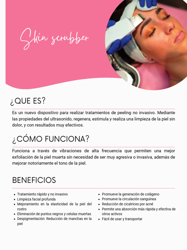 Ficha Tecnica Skin Scrubber | PDF