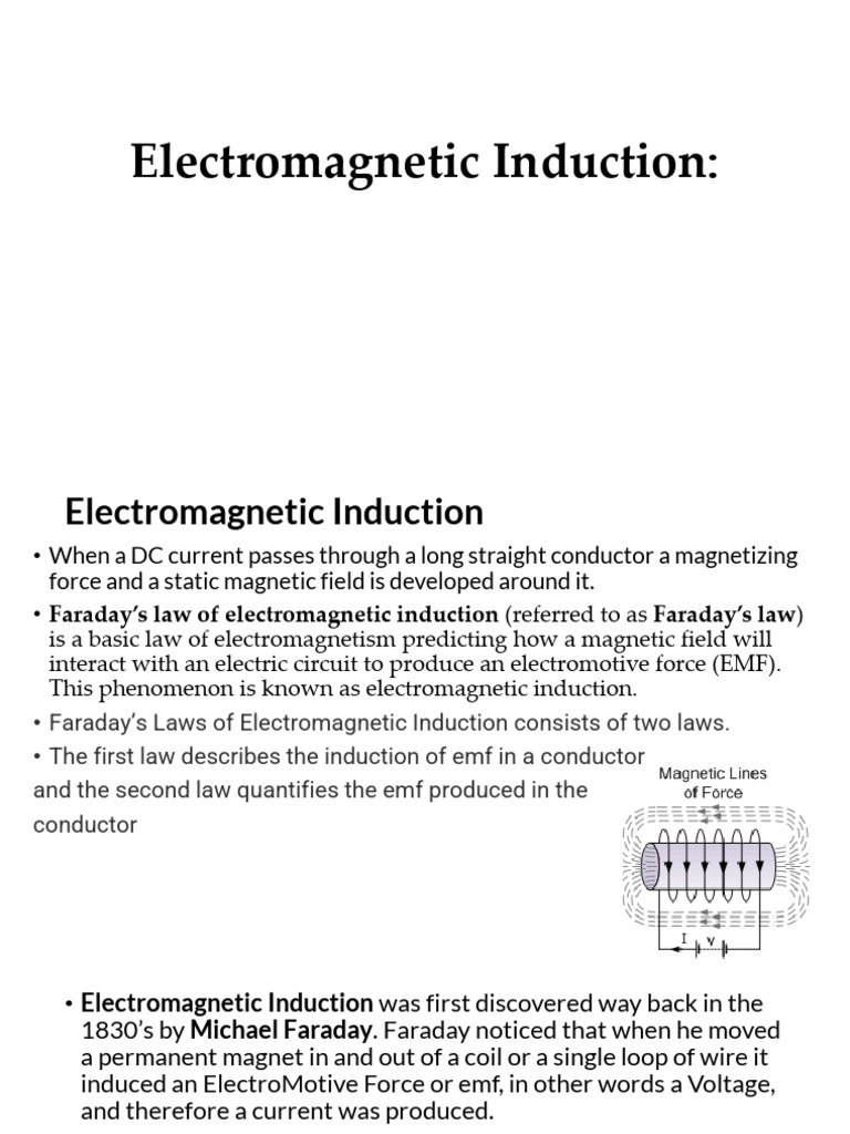 Understanding Faraday's Law of Induction | PDF | Electromagnetic ...