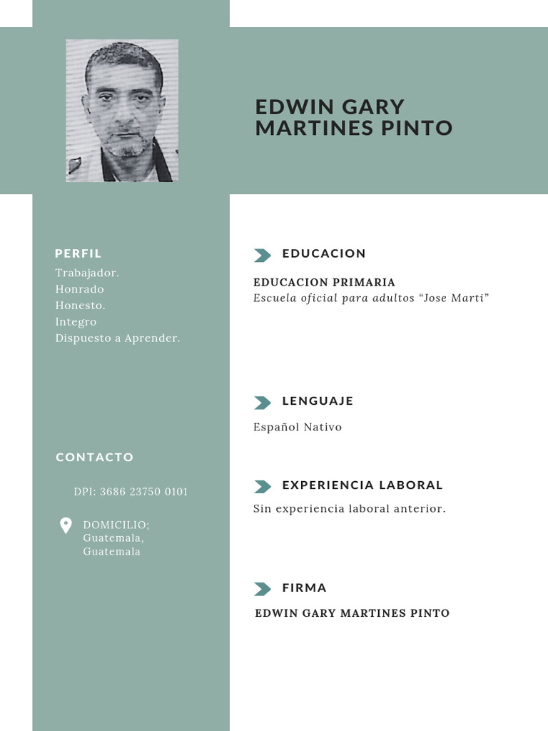 CV Gary Martinez | PDF