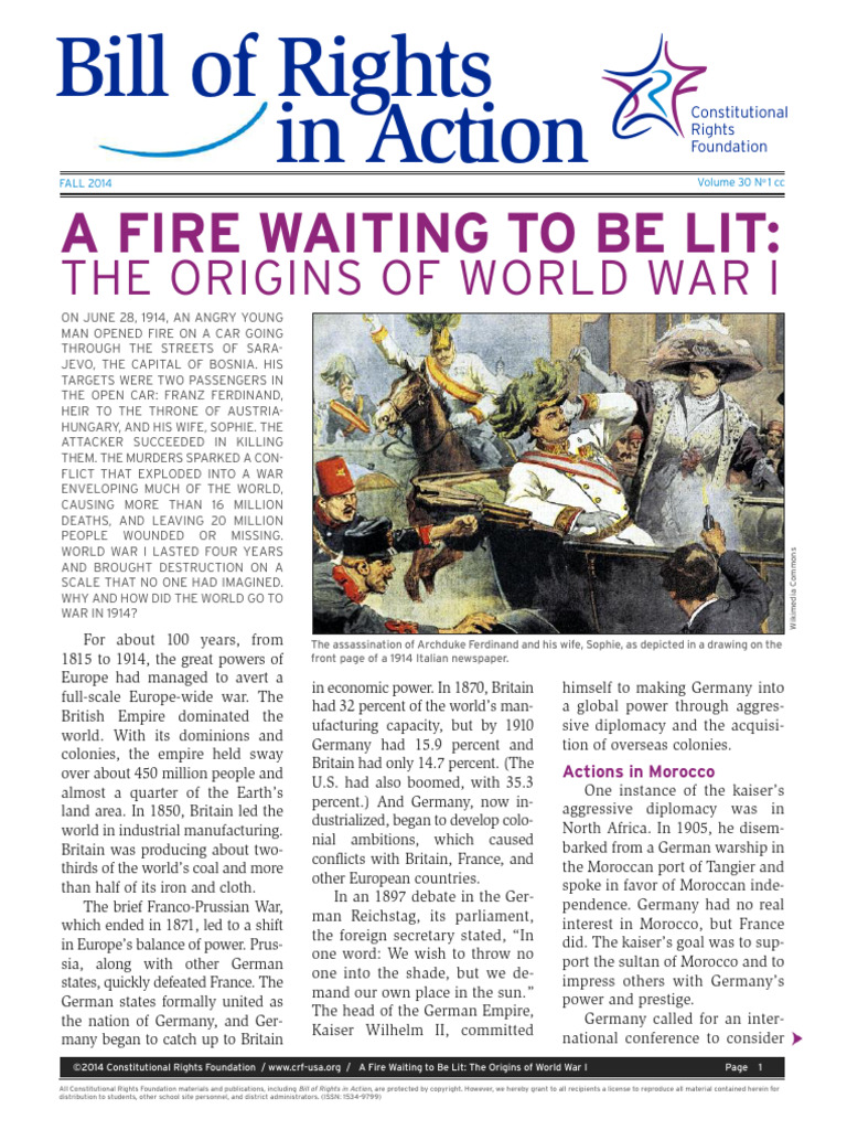 World War I AFire Reading | PDF | Austria Hungary | Conflicts