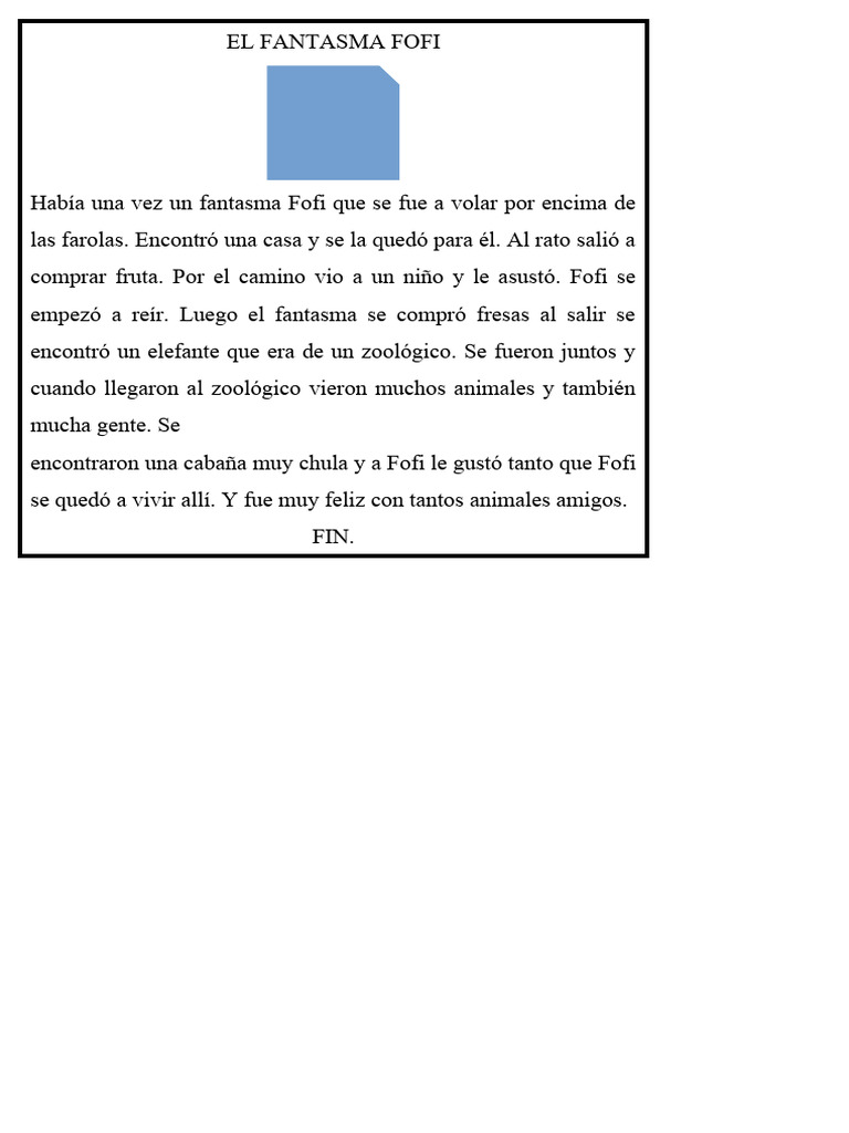 El Fantasma Fofi y sus Aventuras | PDF | Ciencia y matemáticas ...