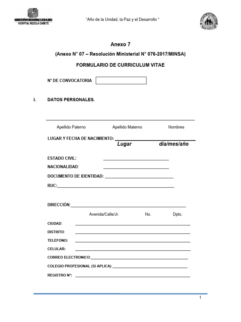 Anexos 002 | PDF | Documento de identidad | Hospital