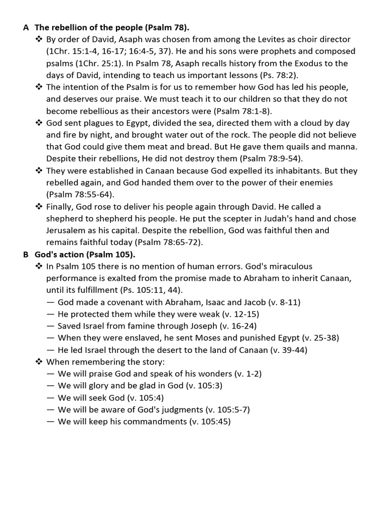Outline 2024t110 Pdf Psalms David