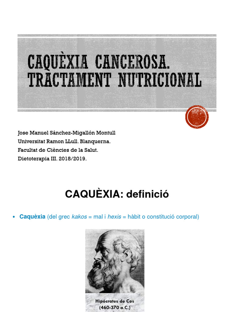 Tema 9.caquexia - Cancerosa | PDF