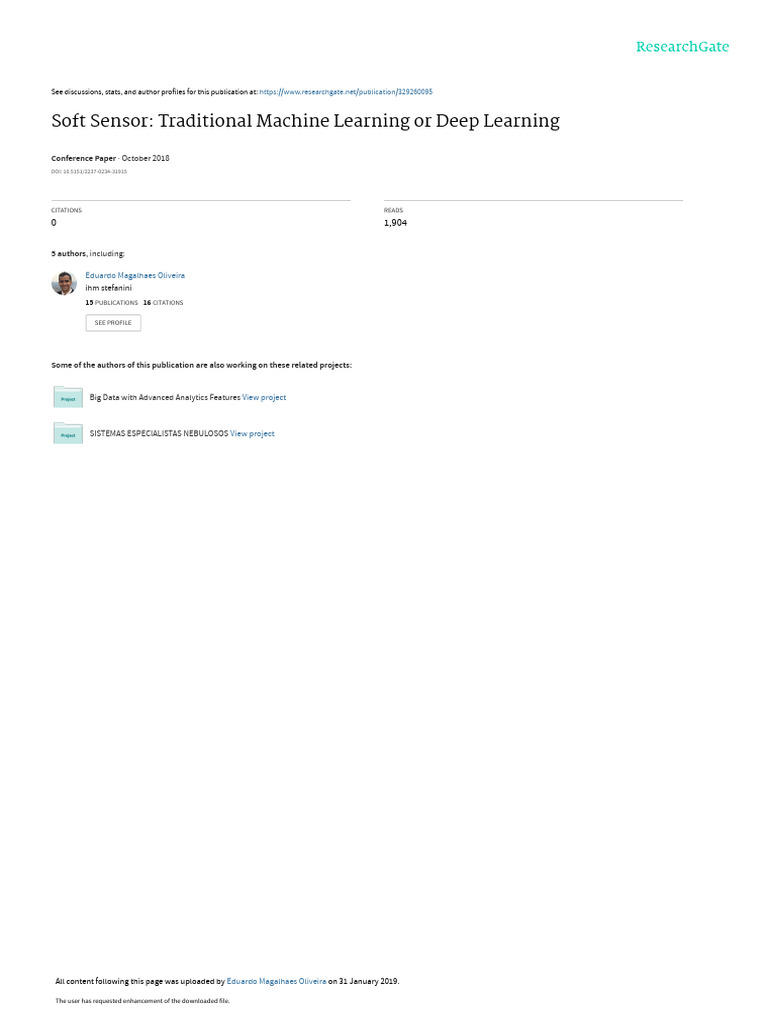 11.ABM SoftSensor MachineLearning DeepLearning | PDF | Regression Analysis | Machine Learning