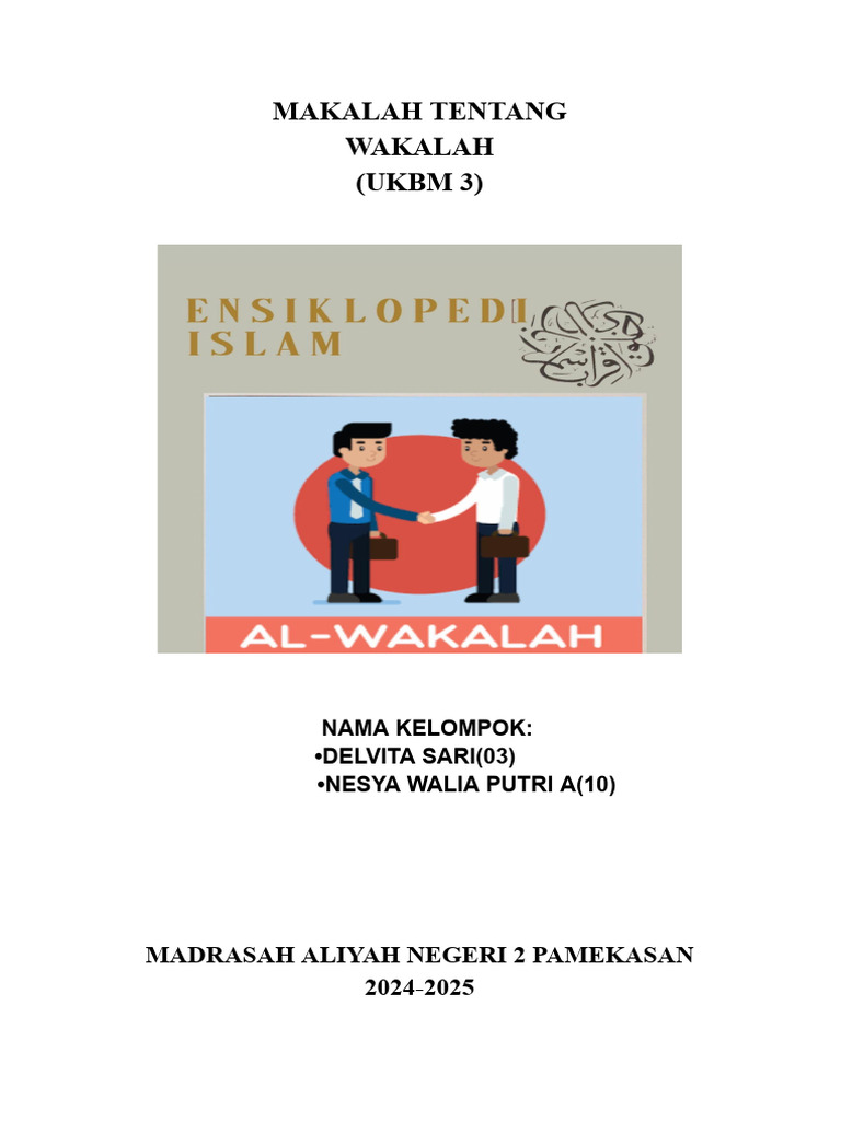 Pengertian dan Hukum Wakalah | PDF