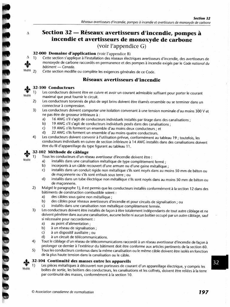 Section 32 Code Électrique | PDF