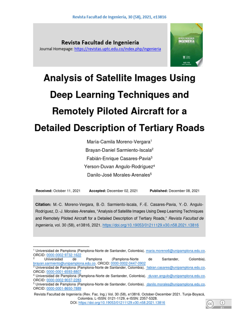 25.analysis of Satellite Images Using Deep Learning Techniques | PDF ...