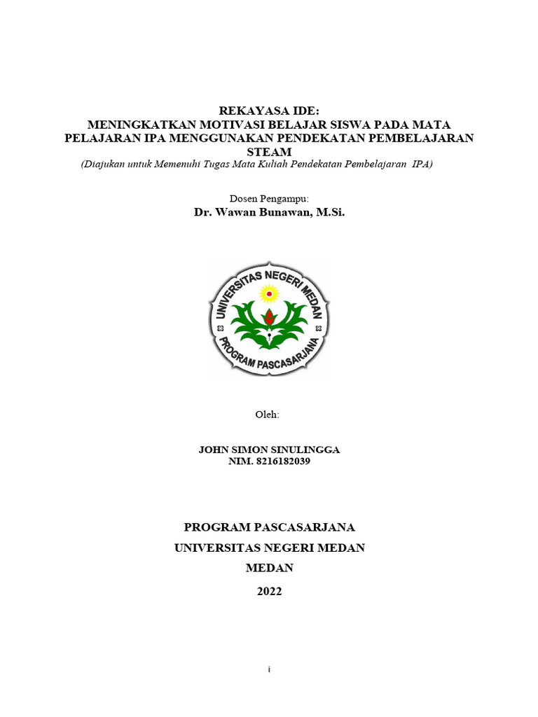 Rekayasa Ide - Pendekatan Pembelajaran Ipa - John Simon Sinulingga ...