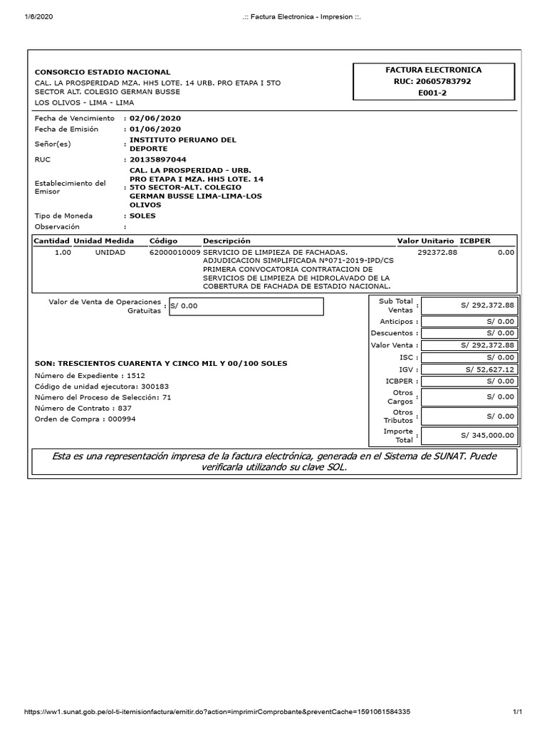 Factura Electronica - N°002 | PDF | Tecnología bancaria | Pagos
