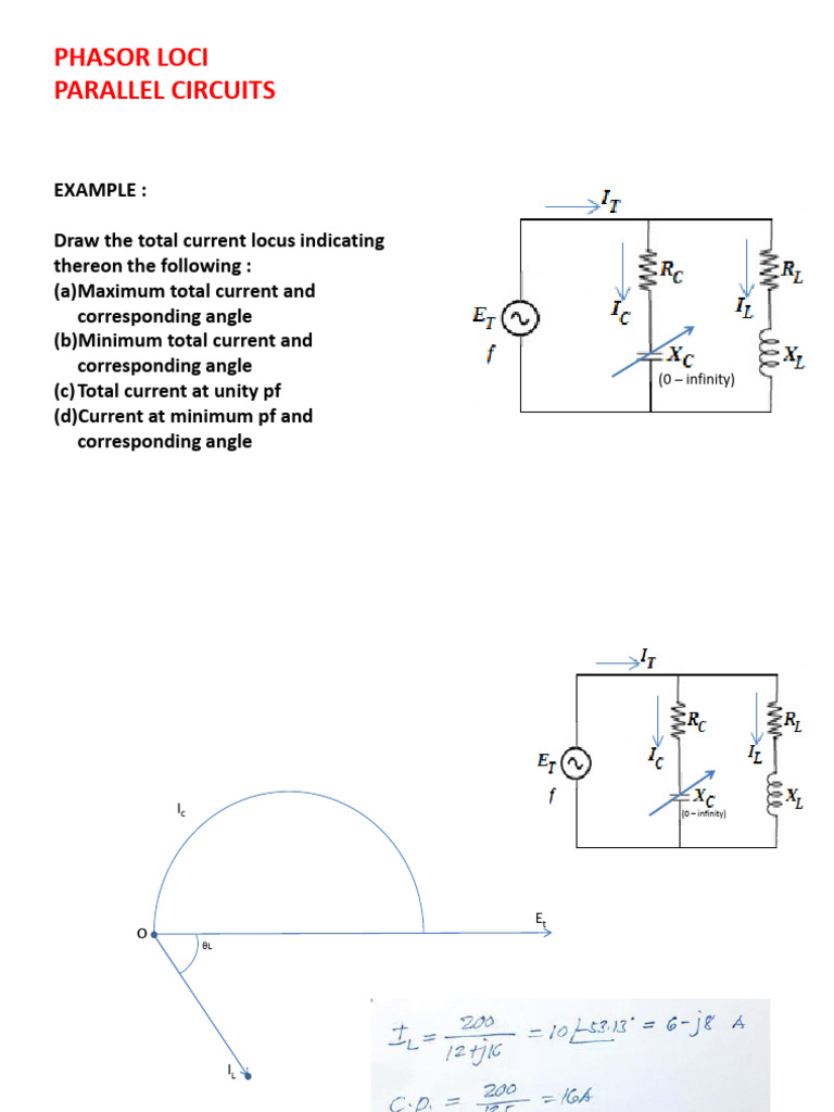 Parallel Phasor Loci | Download Free PDF | Electrical Engineering ...