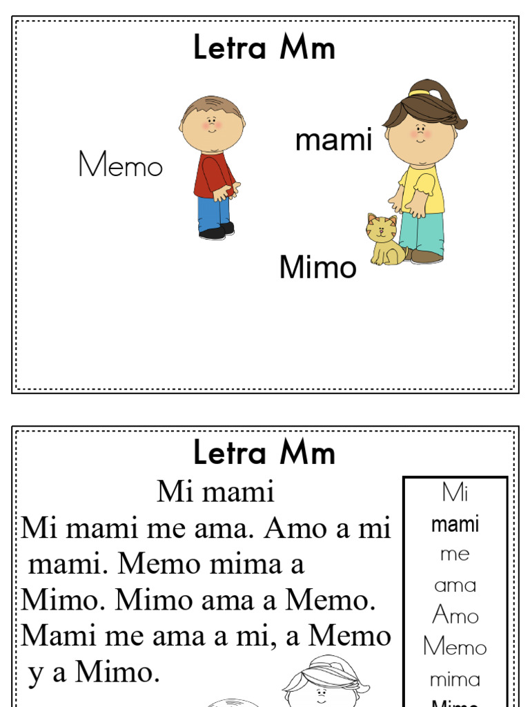 Lectura Letra M | PDF | Poesía