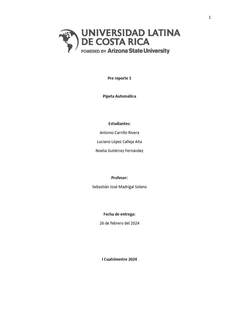Pre Reporte 1 Instru | Descargar gratis PDF | Arduino | Electrónica