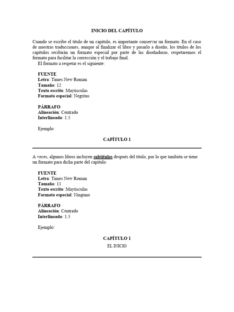 Guía para Un Formato Correcto 2024 | PDF | Puntuación | Palabra