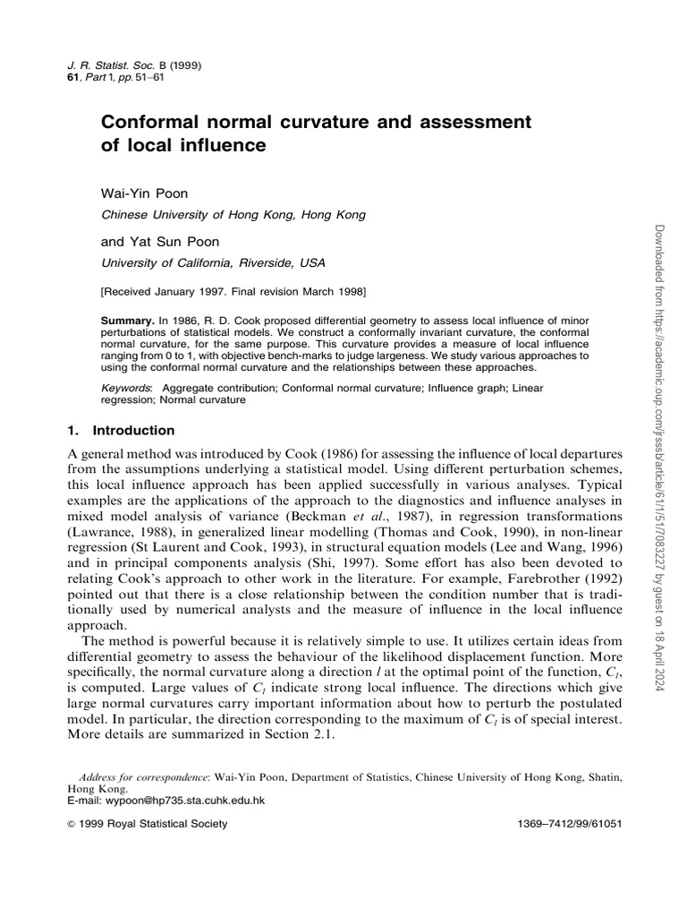 Conformal Normal Curvature Pdf Eigenvalues And Eigenvectors Matrix Mathematics