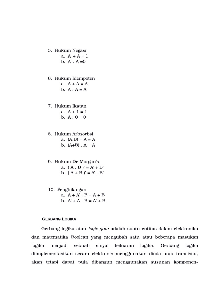 4 Mengenal Gate Logika | PDF