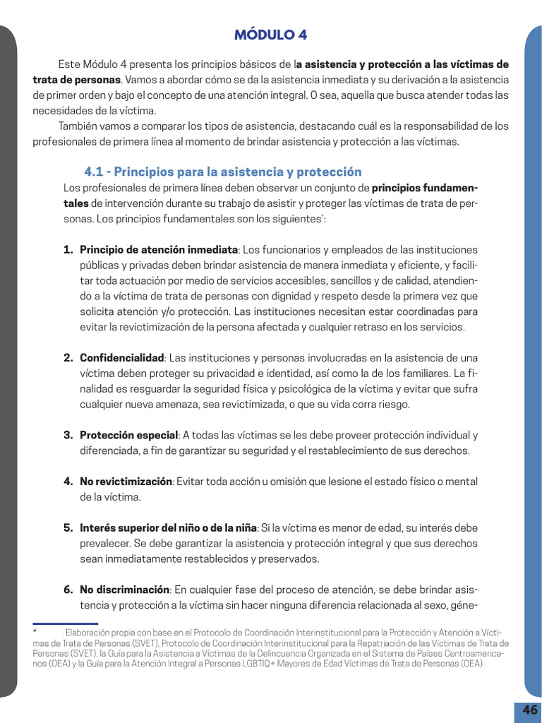 Modulo 4 SVET | Descargar gratis PDF | Trata de personas | Trabajo Social