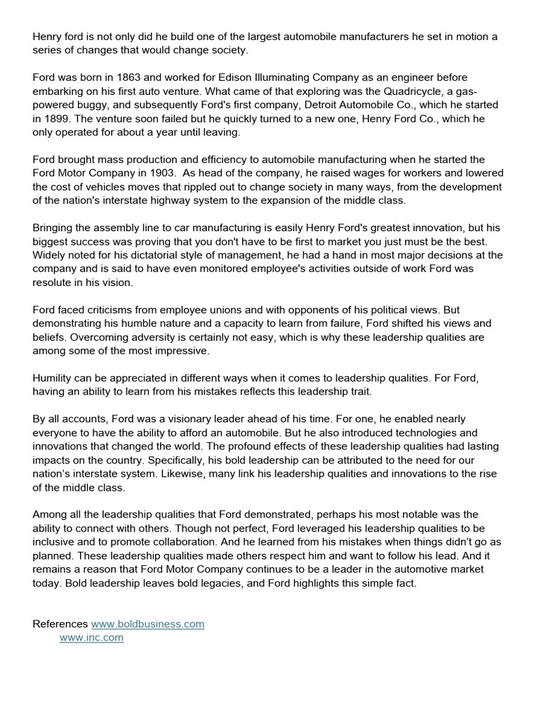 Document | PDF | Ford Motor Company | Car