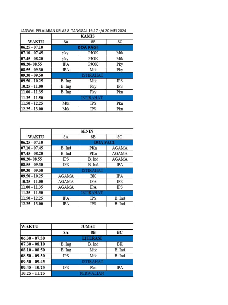 JADWAL 2024(1) | PDF