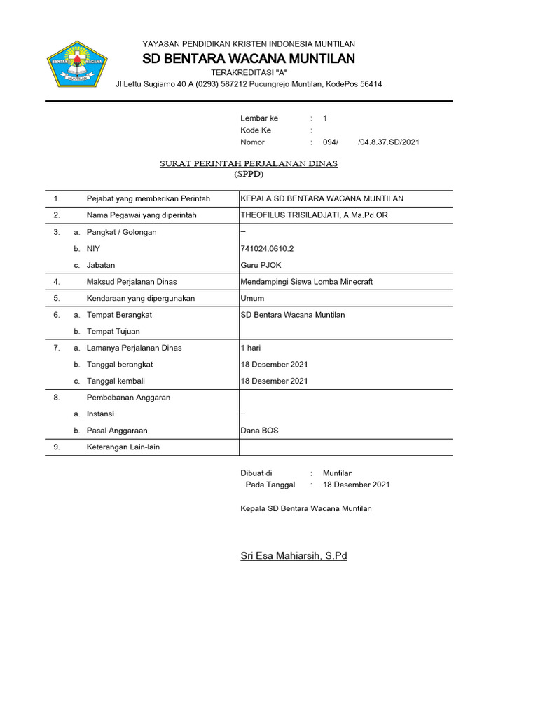 SPPD Fls2n 2024 - Siswa | PDF