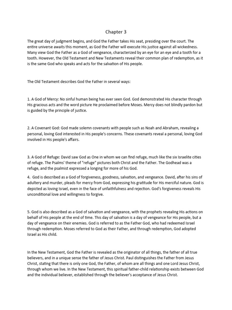 27 Sda Summary | PDF | Jesus | God The Father