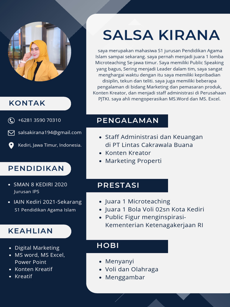 CV Salsa Kirana | PDF