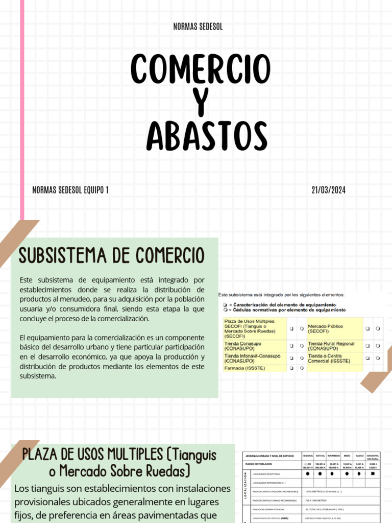Comercio y Abasto | PDF | Mercado (economía) | Al por menor
