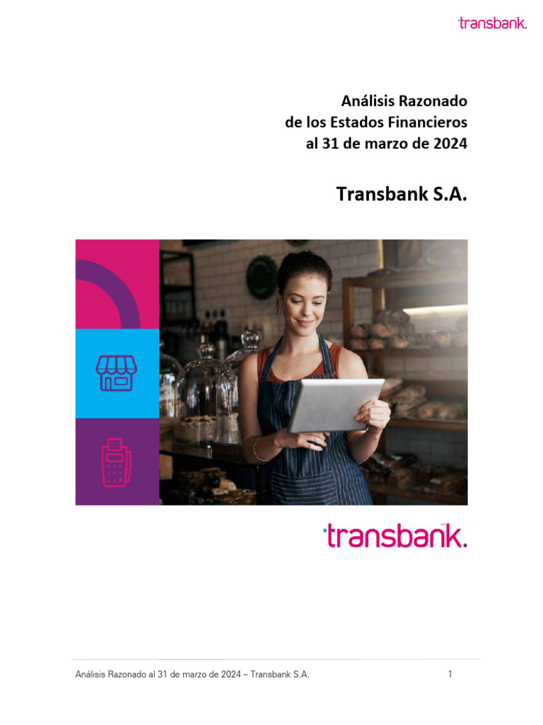 Análisis Razonado de Los Estados Financieros Al 31 de Marzo de 2024 | Descargar gratis PDF ...