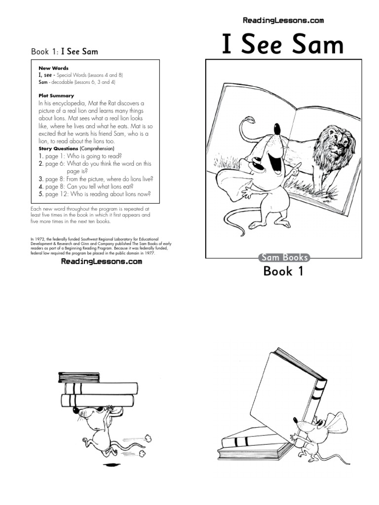 I See Sam: Book 1 | PDF