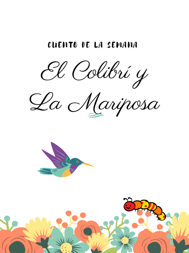 Cuento "El Colibrí y La Mariposa" | PDF