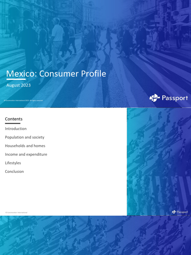 Mexico Consumer Profile 2023 Insights | PDF | Cost Of Living | Millennials
