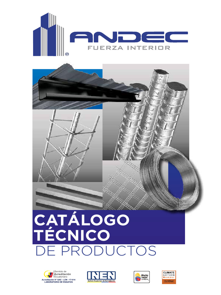 CATALOGO ANDEC MOBILE | Descargar gratis PDF | Acero | Materiales