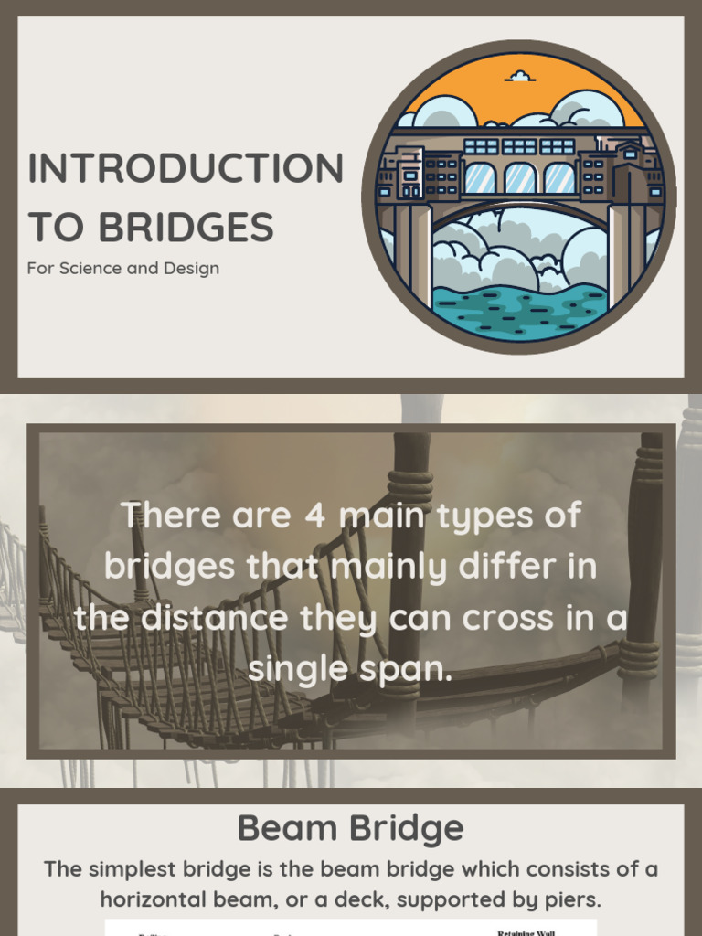 Bridge Types for Science Students | PDF