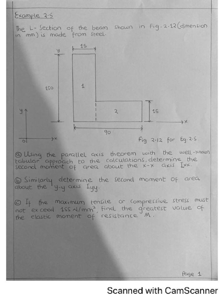 Strength of Materials Assignment | PDF