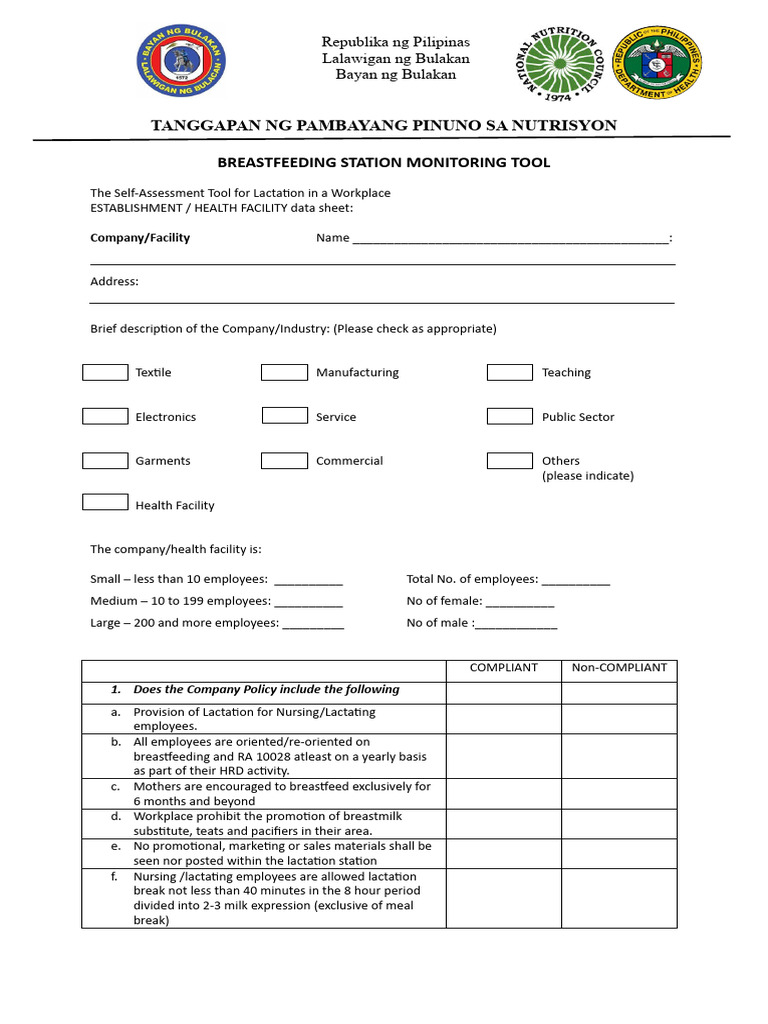 Self Assessment Tool | PDF | Breastfeeding | Breast Milk