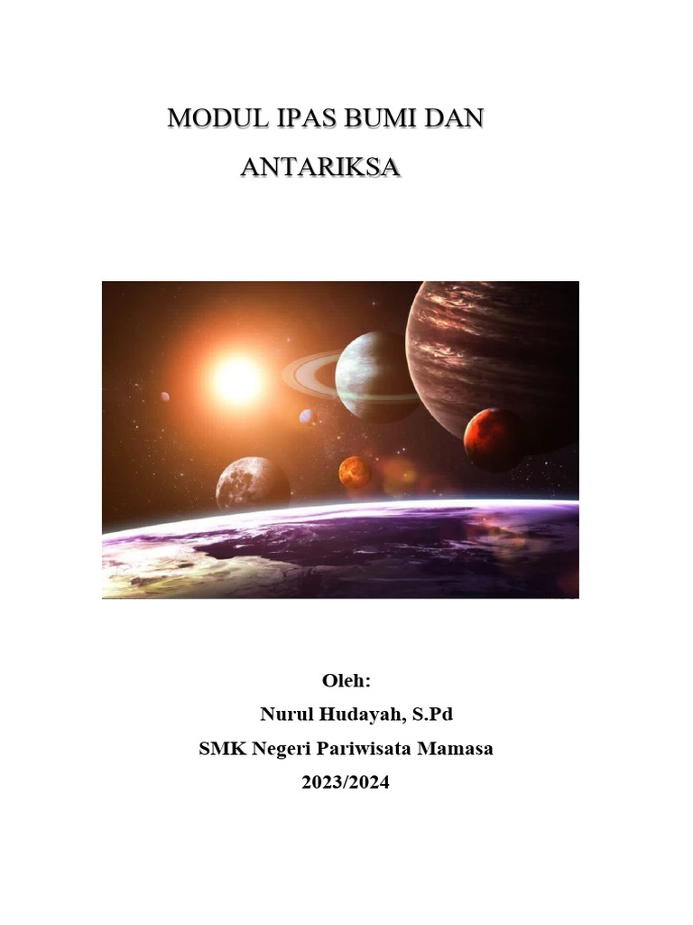 Modul Ajar Bumi Dan Antariksa | PDF | Seni | Teknologi & Rekayasa
